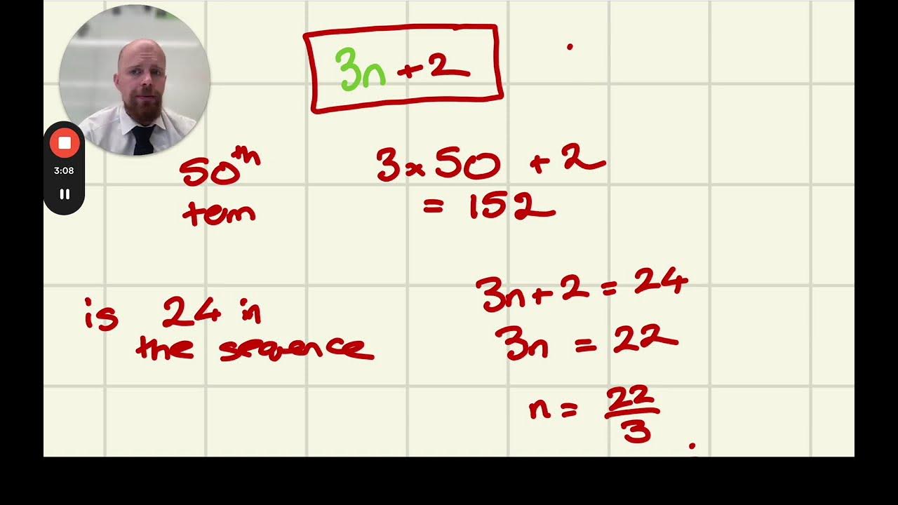 Finding the Nth Term of Linear Sequences - YouTube