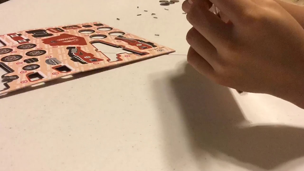 Time lapse of Building a Styrofoam Race Car! + Hand reveal! - YouTube