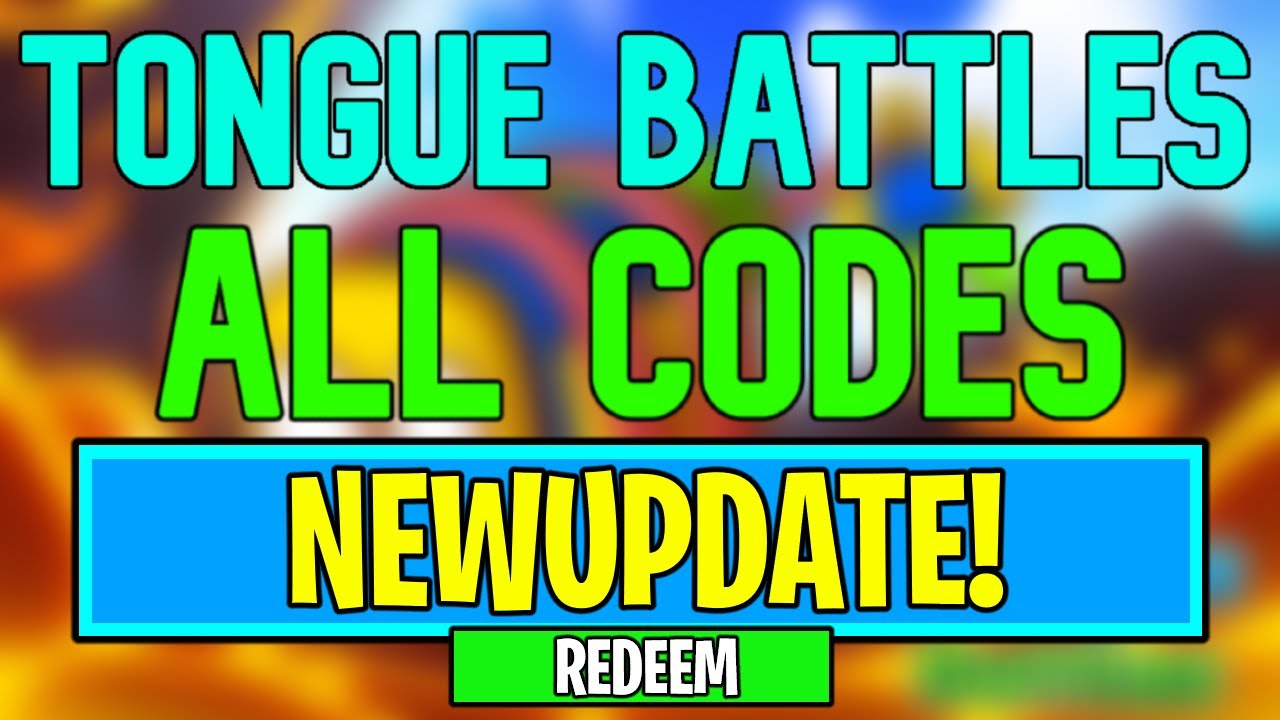 New Tongue Battles Codes | Roblox Tongue Battles Codes (May 2024) - YouTube
