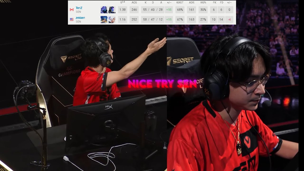 Tenz and Zekken try their best to keep SEN in the tournament😢😢 - YouTube