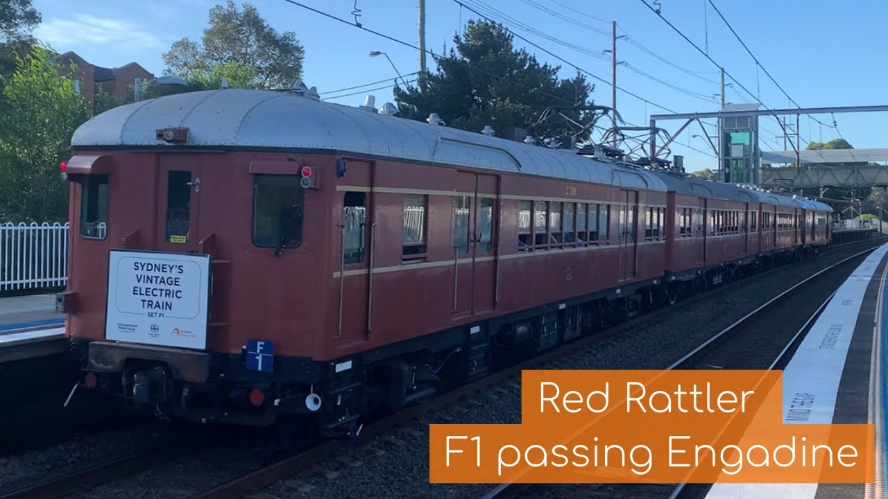 Red Rattler F1 passing Engadine - YouTube