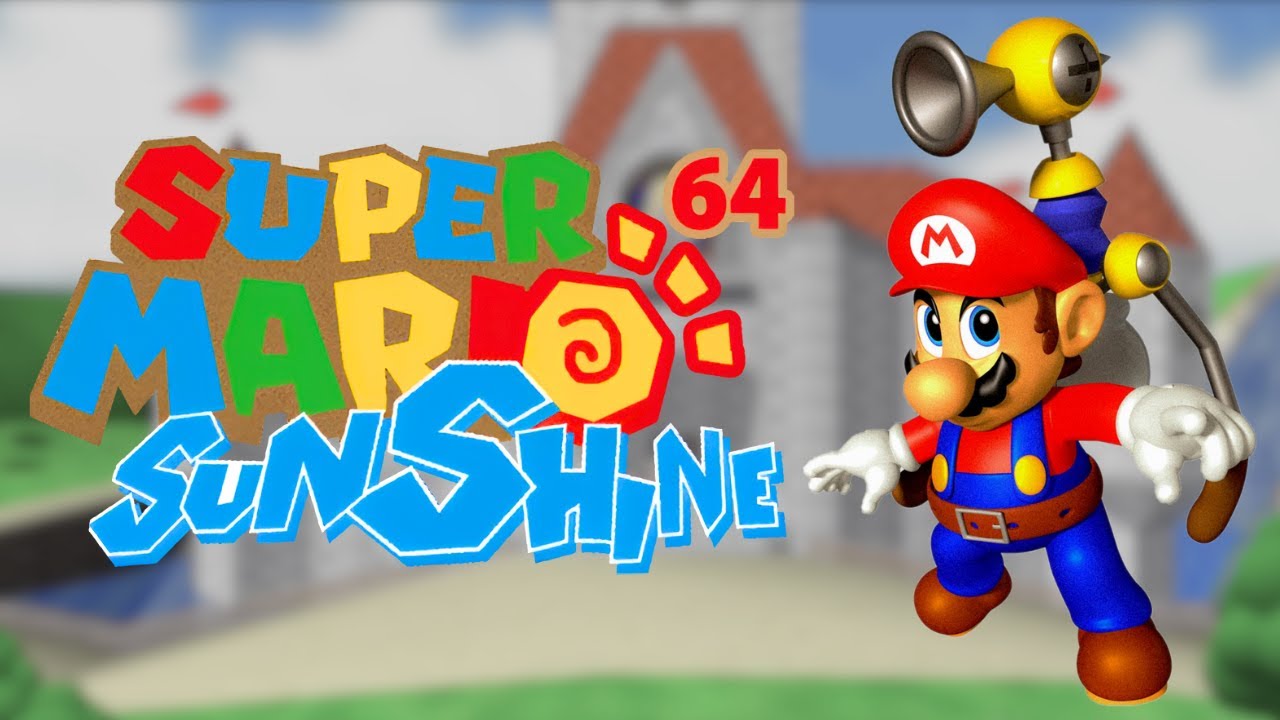 Super Mario Sunshine in SM64 - Longplay | N64 - YouTube