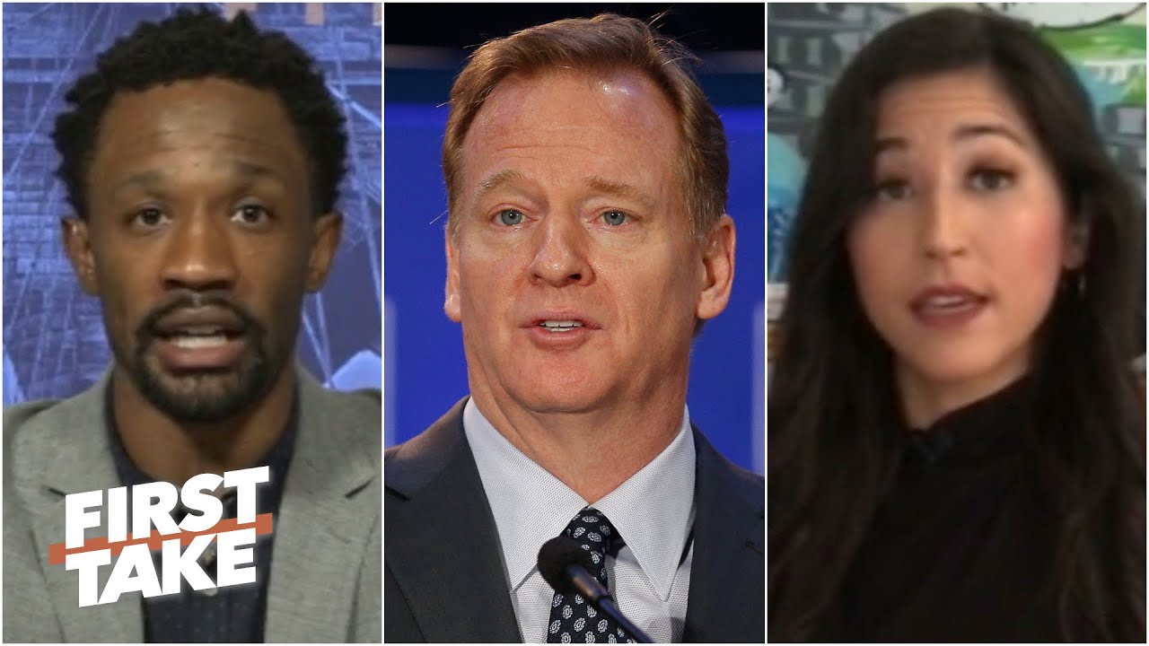 First Take reacts to the NFL pledging $250M over a 10-year period to ...