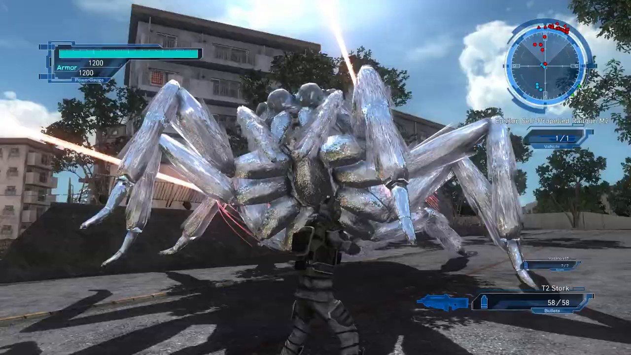 Earth Defense Force 5 - 37 - MP1 - Silver Spiders galore! - YouTube
