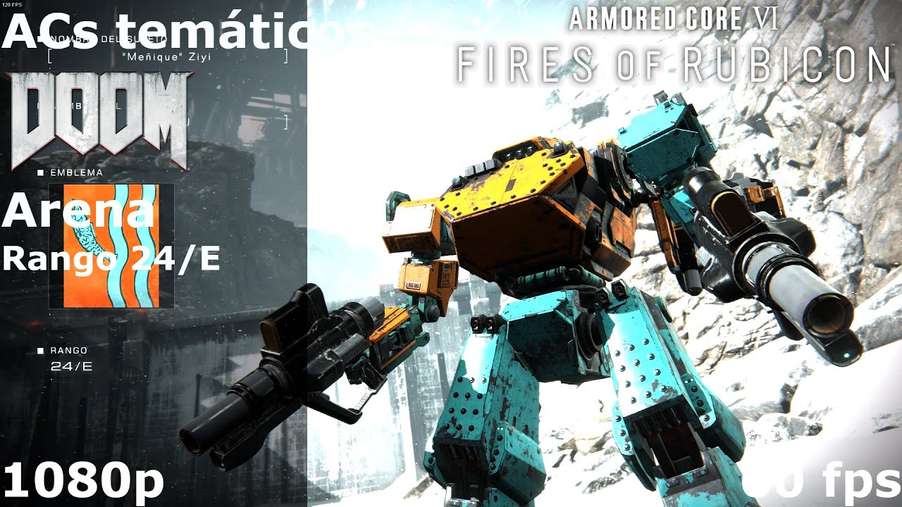 AC6 FoR [PC] | Arena con ACs temáticos | DOOM Slayer | Rango 24/E - YouTube