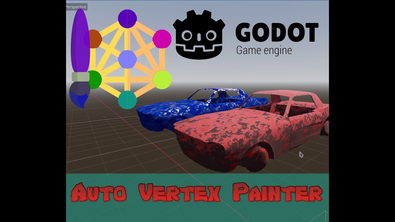 Auto Vertex Painter in Godot - YouTube