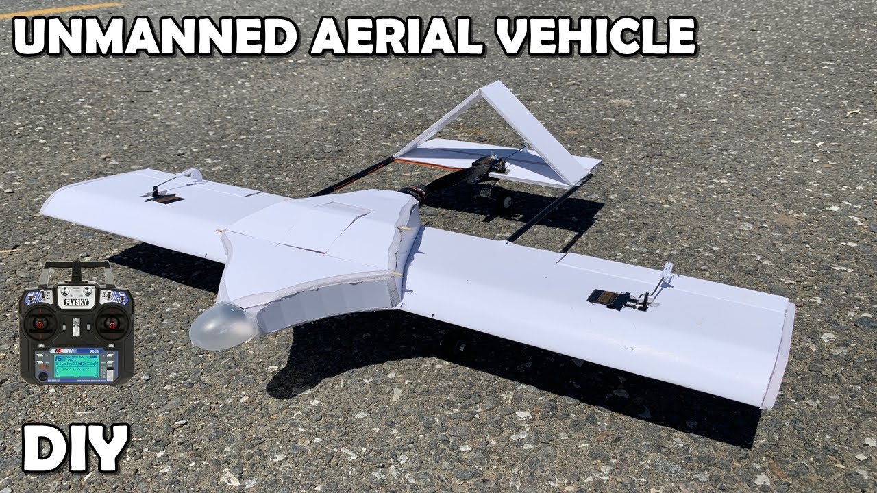 How to Make Rc Airplane | DIY Unmanned Aerial Vehicle UAV-UCAV - YouTube