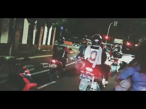 RIDING IN THE DARKNESS OF JAKARTA
