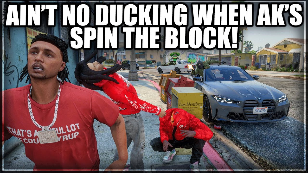 Ain’t No Ducking When AK’s Spin The Block! | GTA RP | Grizzley World RP ...