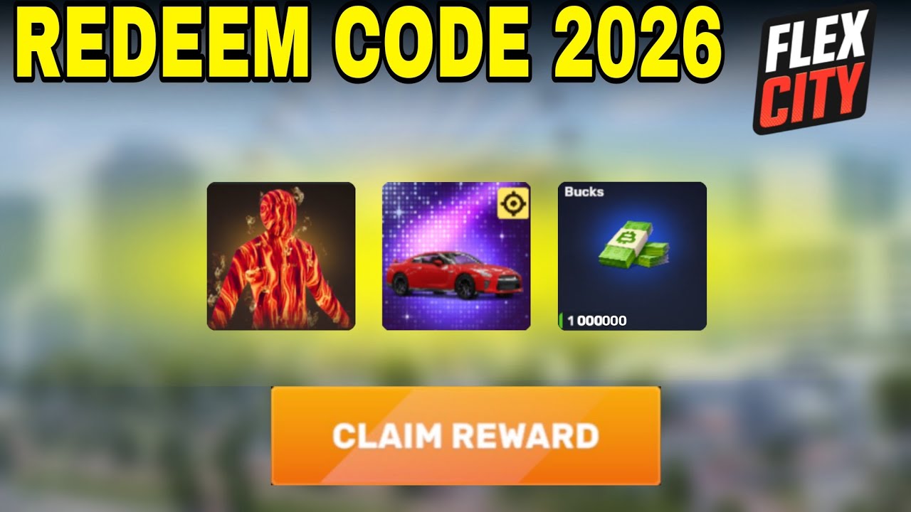Flex city new redeem code 2026 || flex city redeem code #redeecode ...