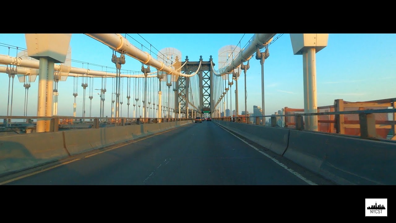 Driving on MANHATTAN BRIDGE - YouTube