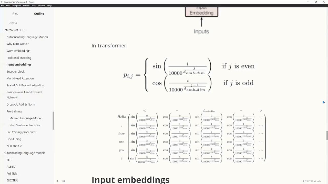 Bayesian Transformer自编码模型BERT培训课程片段4：BERT位置编码Positional Encoding能够表达相对 ...