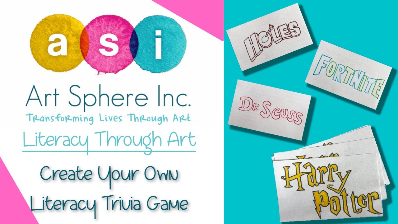 Literacy Through Art: Create Your Own Literacy Trivia Game - YouTube