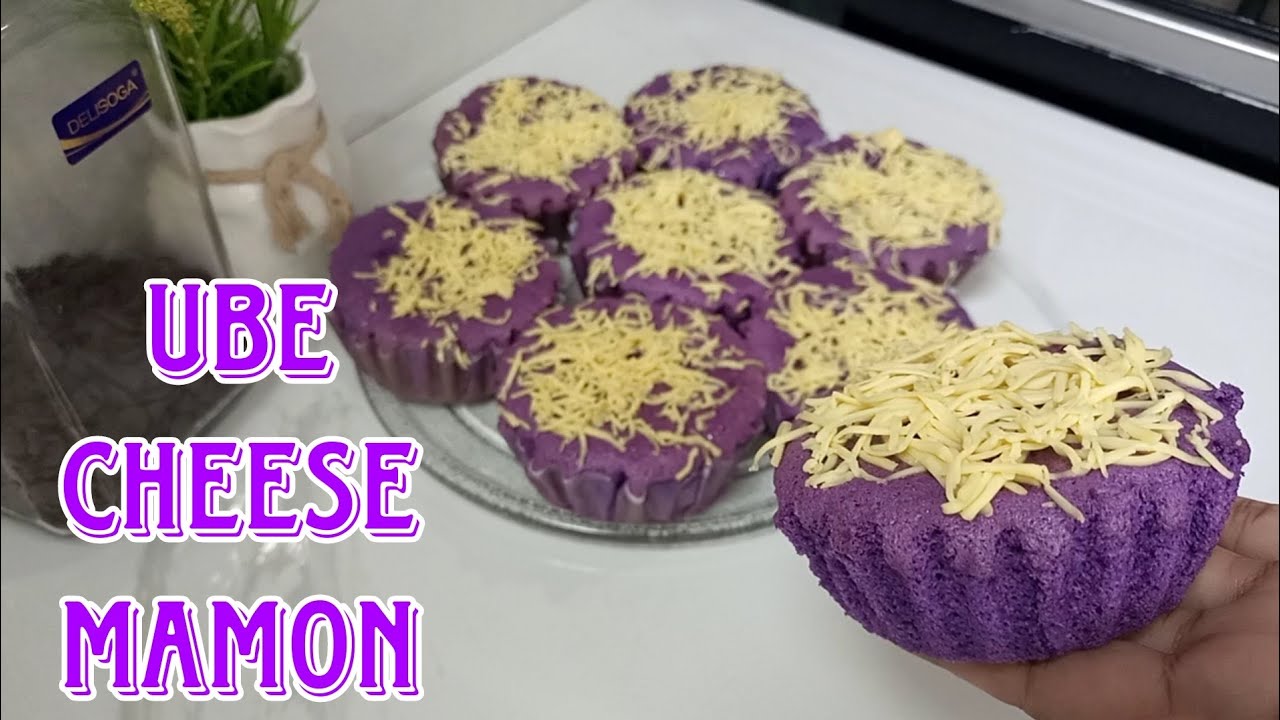 SOFT AND FLUFFY UBE CHEESE MAMON RECIPE I Mimiloukitchen #video #baking #ubecake #mamonde - YouTube