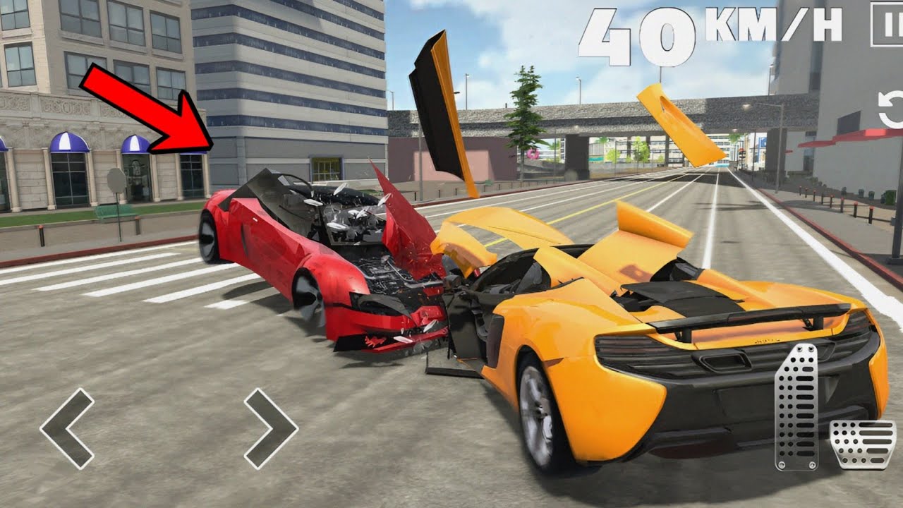 Realistic Car Crash Simulator on Android !! - YouTube