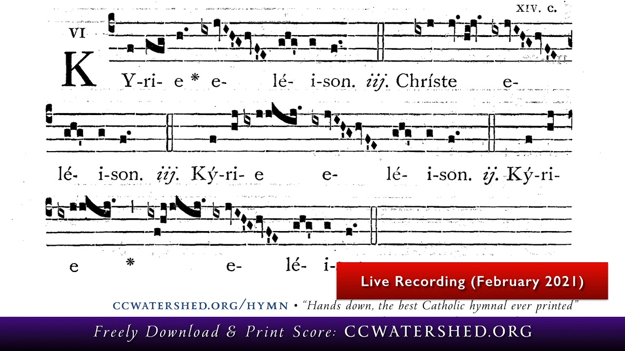 “Kyrie XVII” • For Lent and Advent (Gregorian Chant) — Live Rec. - YouTube