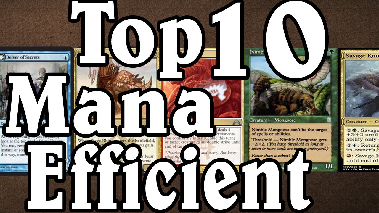 MTG Top 10: Mana Efficient Cards - YouTube