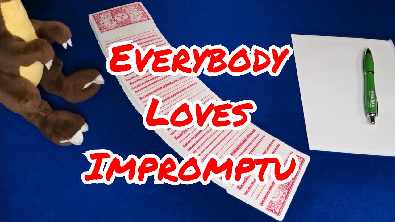 Everybody Loves a Good Impromptu Card Trick - YouTube