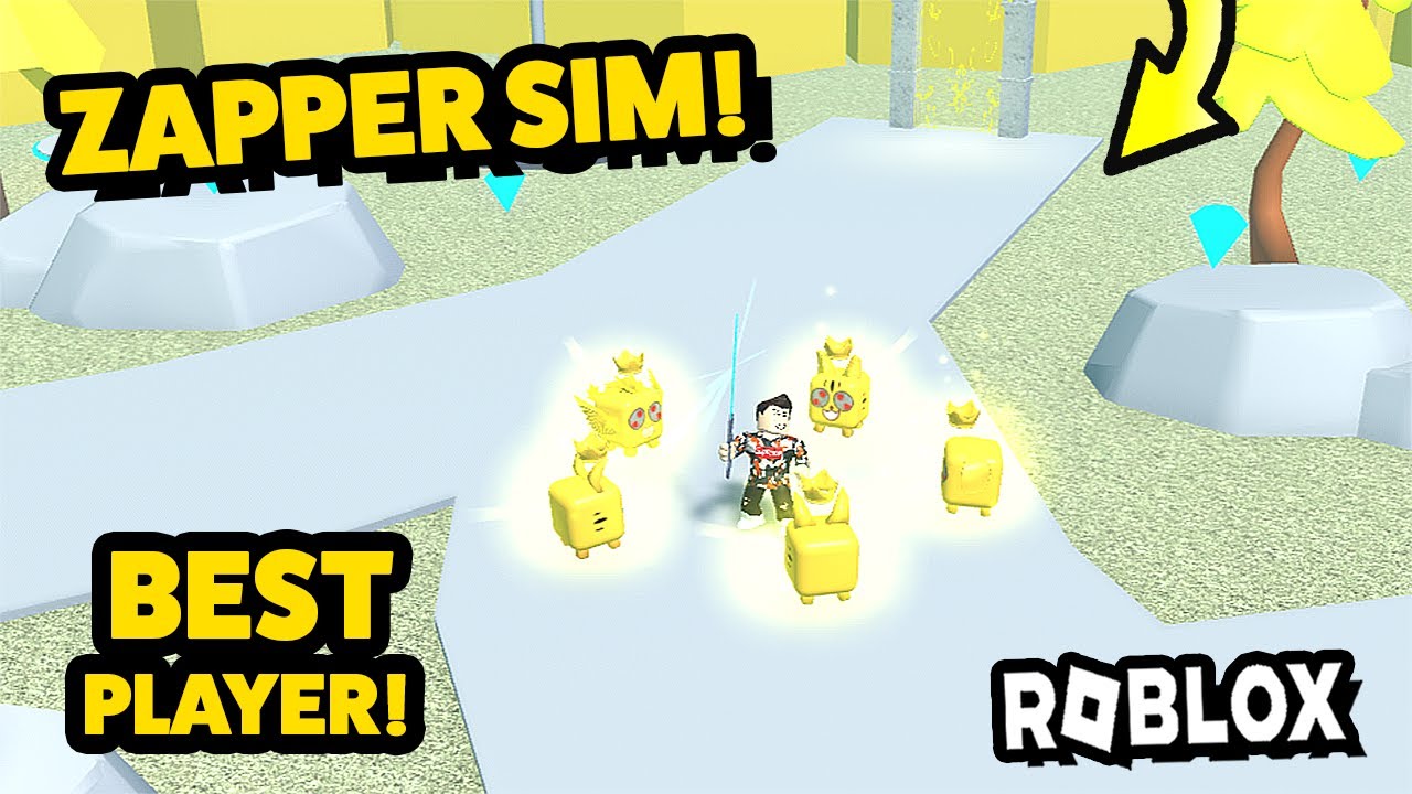 I Became the *BEST* Player in the Server!! 👀 in Roblox Zapper Sim - YouTube