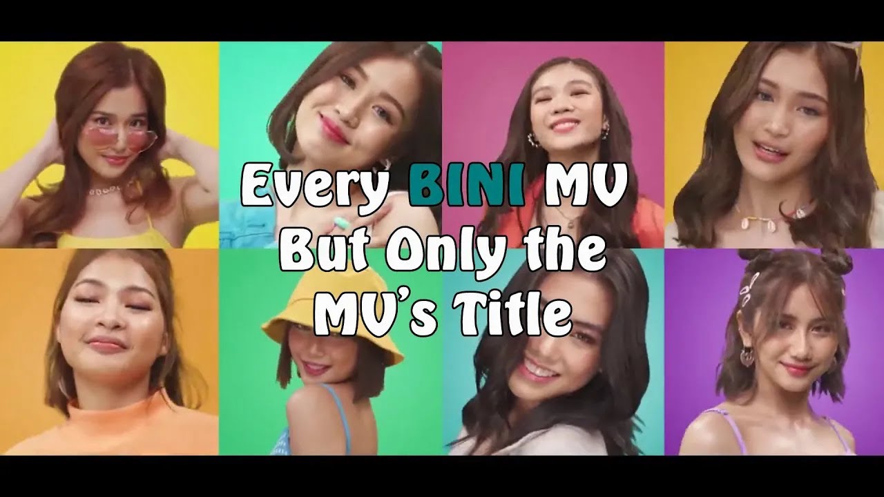 Every BINI MV & PV But It's Only the MV's Titles (Da Coconut Nut ...