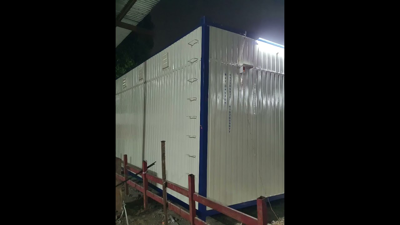 20x12x10ft G. I steel Container insulated Electric Panel room by # ...