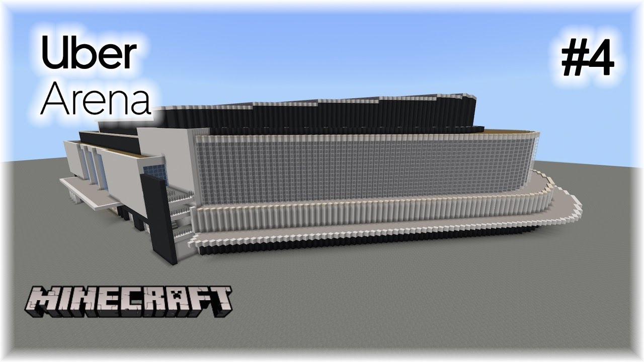 Building Uber Arena #4 {Walls & Roof} (Minecraft) - YouTube