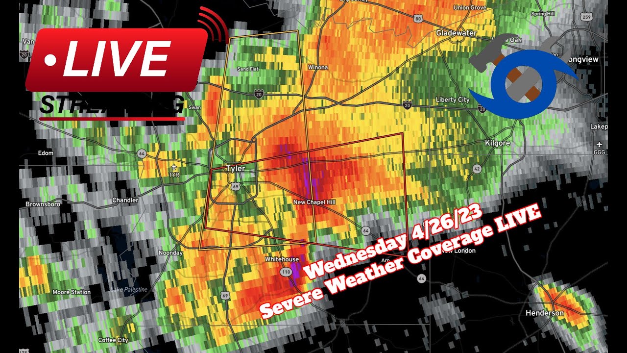 Project: Gladiator 4/26/23 Severe Weather Coverage LIVE - YouTube