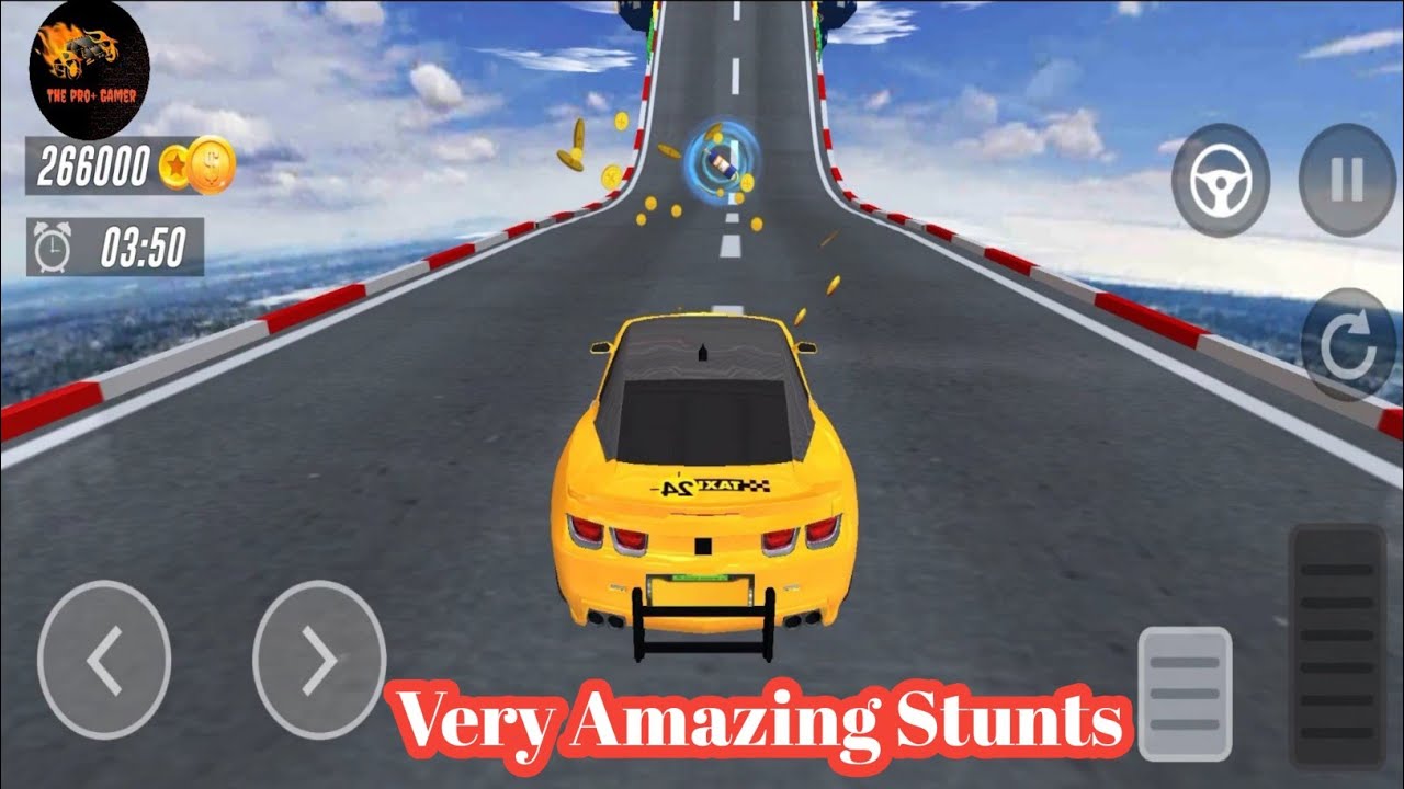 The Best & Very Dangerous Car Stunts Game In (2021) ,🔥🔥 Yellow Car ...