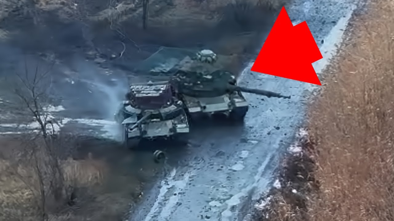 T-80BVM Tank Hits Destroyed Tank Before Getting Destroyed Themself ...