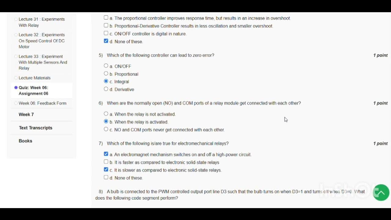 NPTEL Embedded Systems Design with ARM QUIZ week 6 Assignment 6 Answers - YouTube