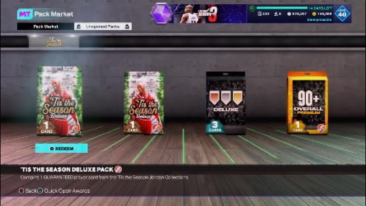 NEW TIS THE SEASON DELUXE PACK OPENINGS!!! NBA 2K25 MYTEAM!!! - YouTube