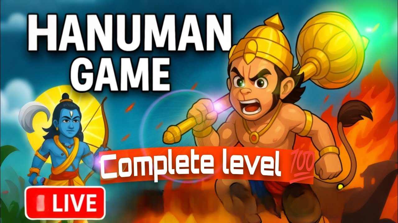 live : Hanuman Game Live | श्रीराम के परम भक्त की शक्तियाँ 🔥 | Full ...