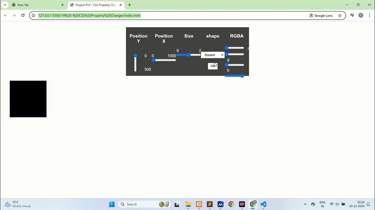 Challenge #- 14 CSS Property Changer - YouTube