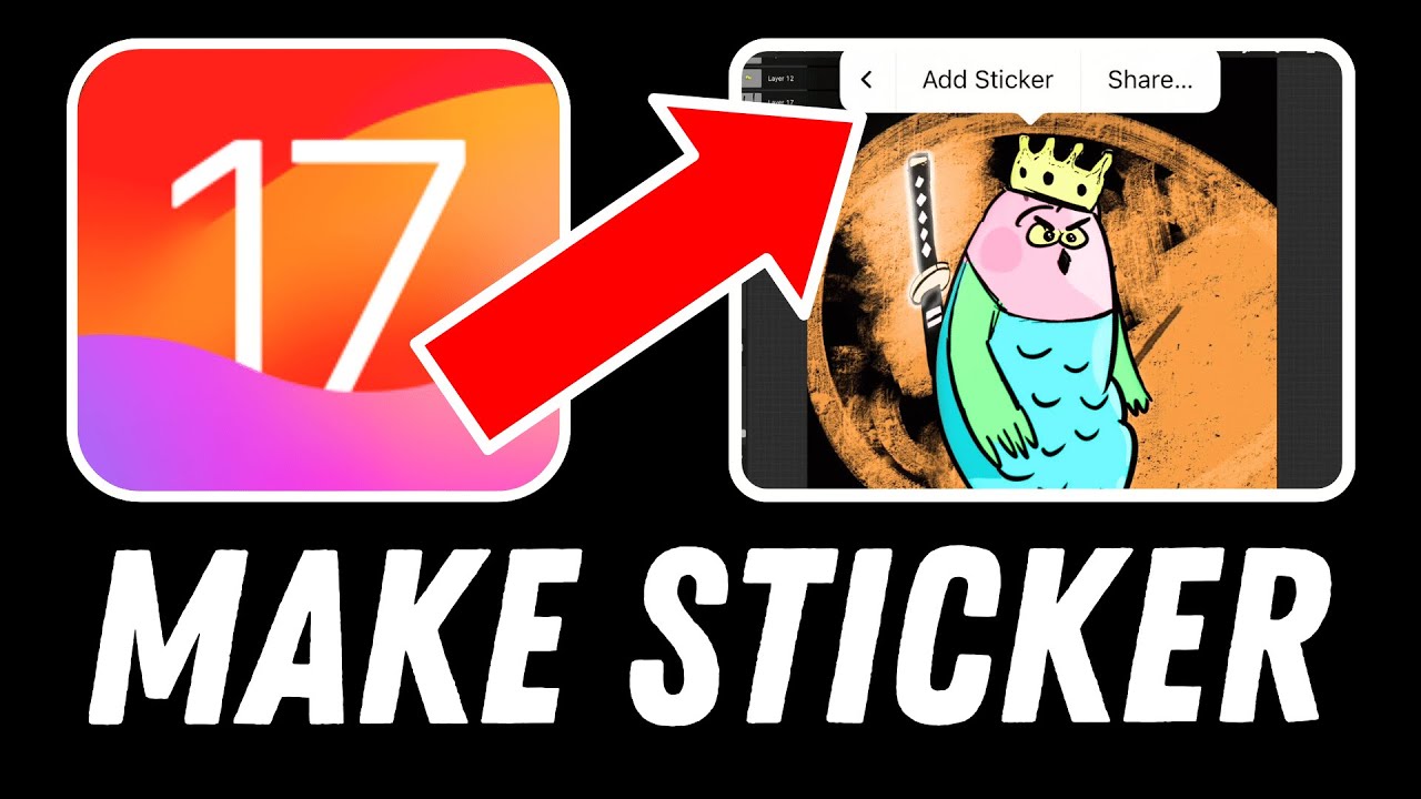How to MAKE STICKERS on iOS 17 — A Beginner's Guide - YouTube