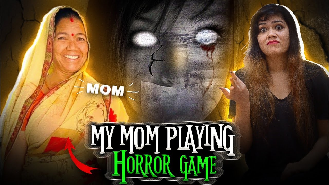 My Mom Playing Horror Game For 1st Time || Bindass Laila || [Lockedup ...