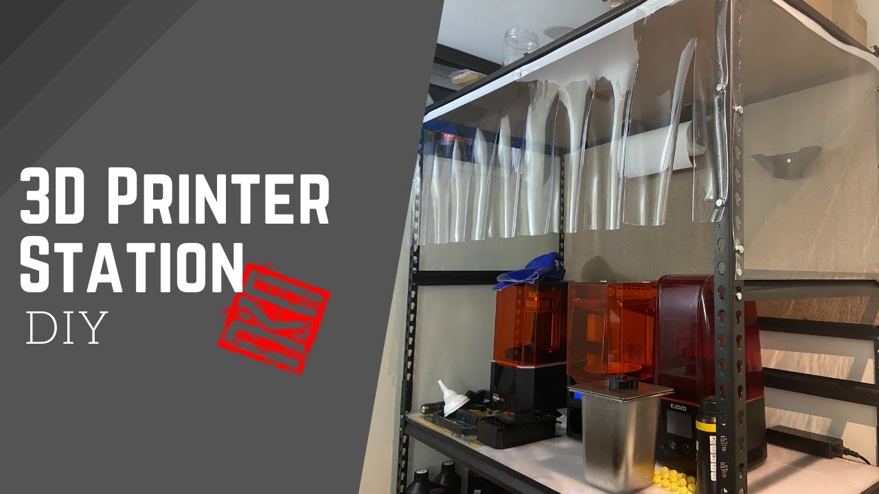 DIY Ventilated 3D Printing Station - YouTube