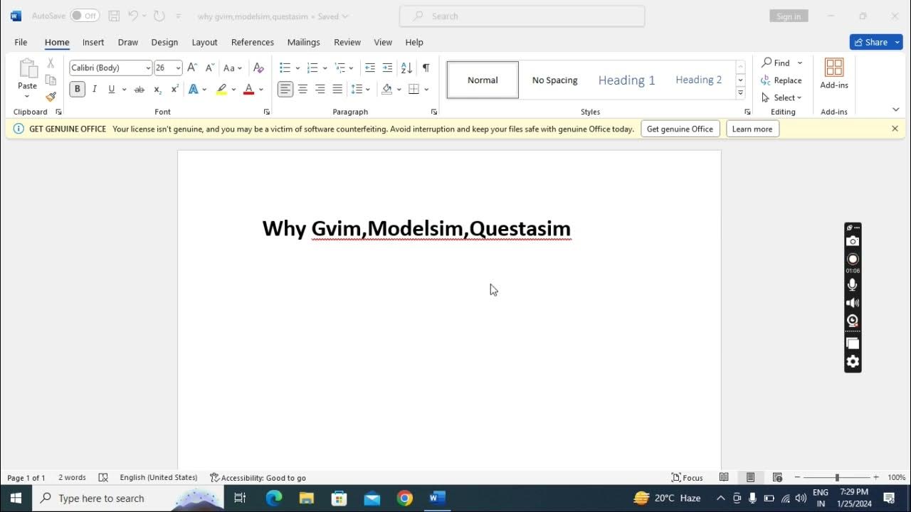 why GVim editor and why modelsim, questasim simulators for VLSI - YouTube
