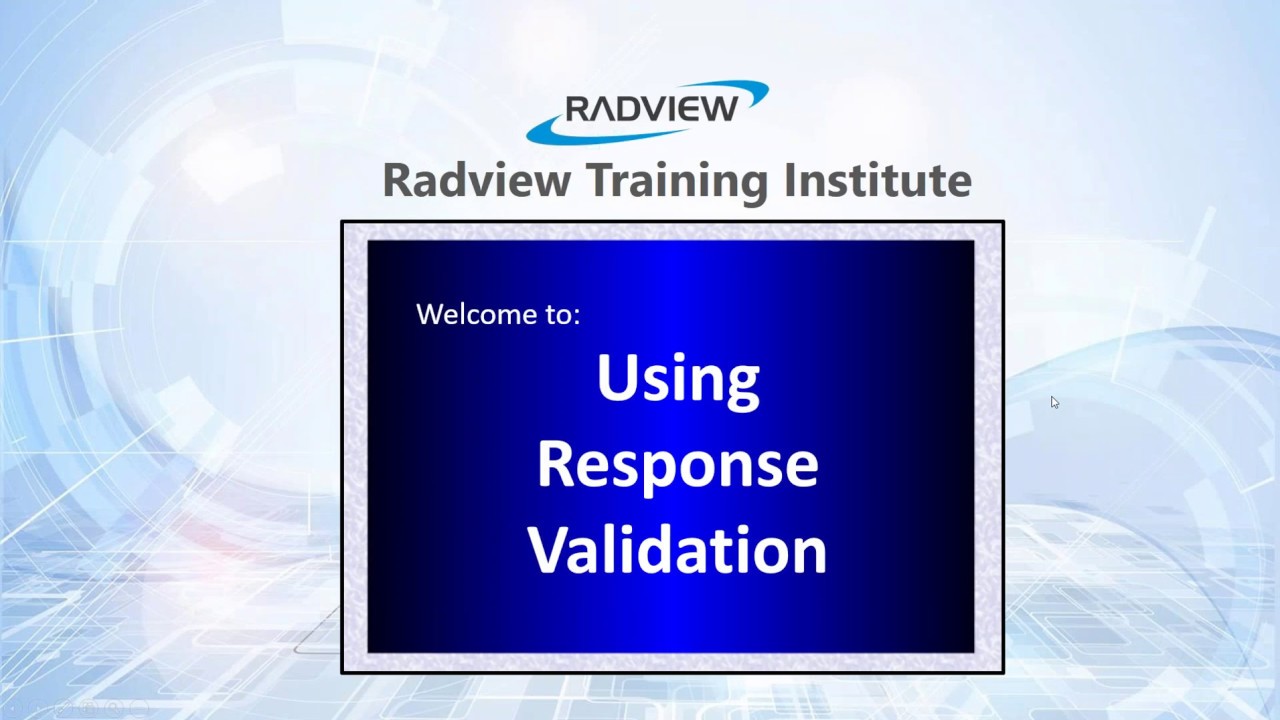 Response Validation In WebLOAD YouTube response-validation-in-webload-youtube