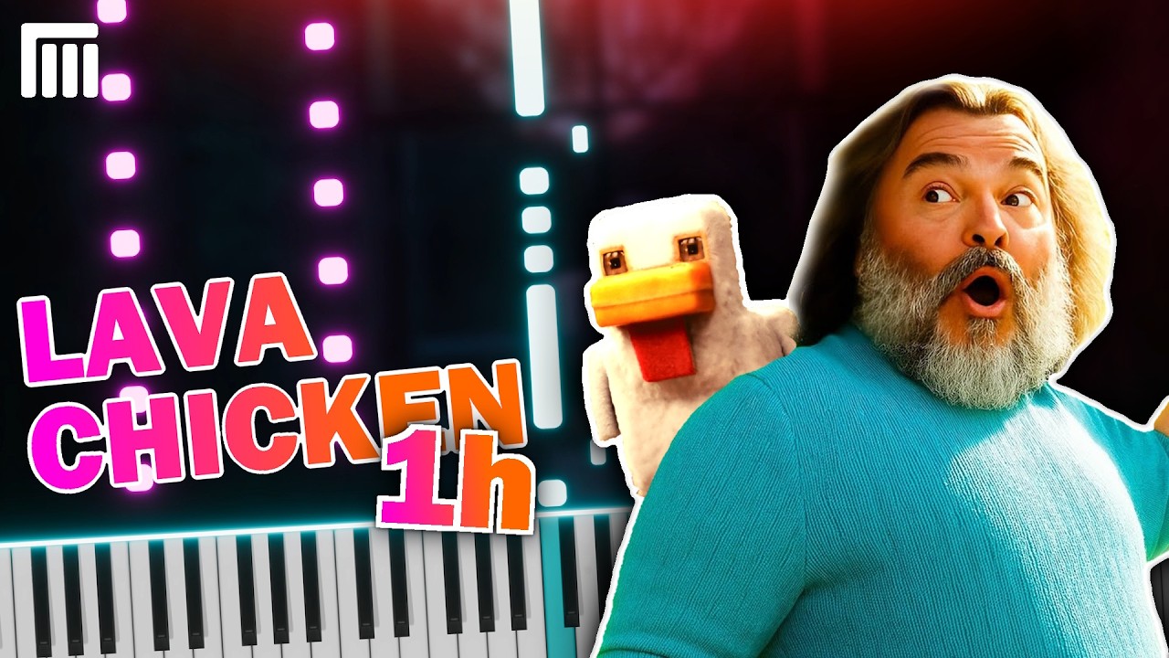 Steve's Lava Chicken Song - 1 HOUR LOOP | piano - YouTube
