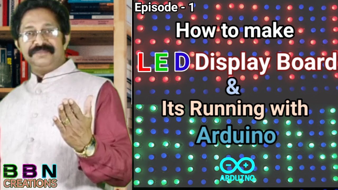 How to make RGB LED Display Board and its running with Arduino #diy # ...