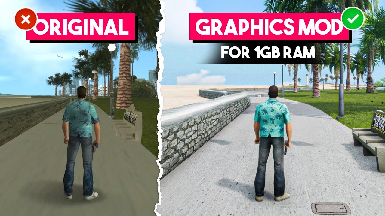 How to Install the Best Low-End Graphics Mod in GTA Vice City - YouTube