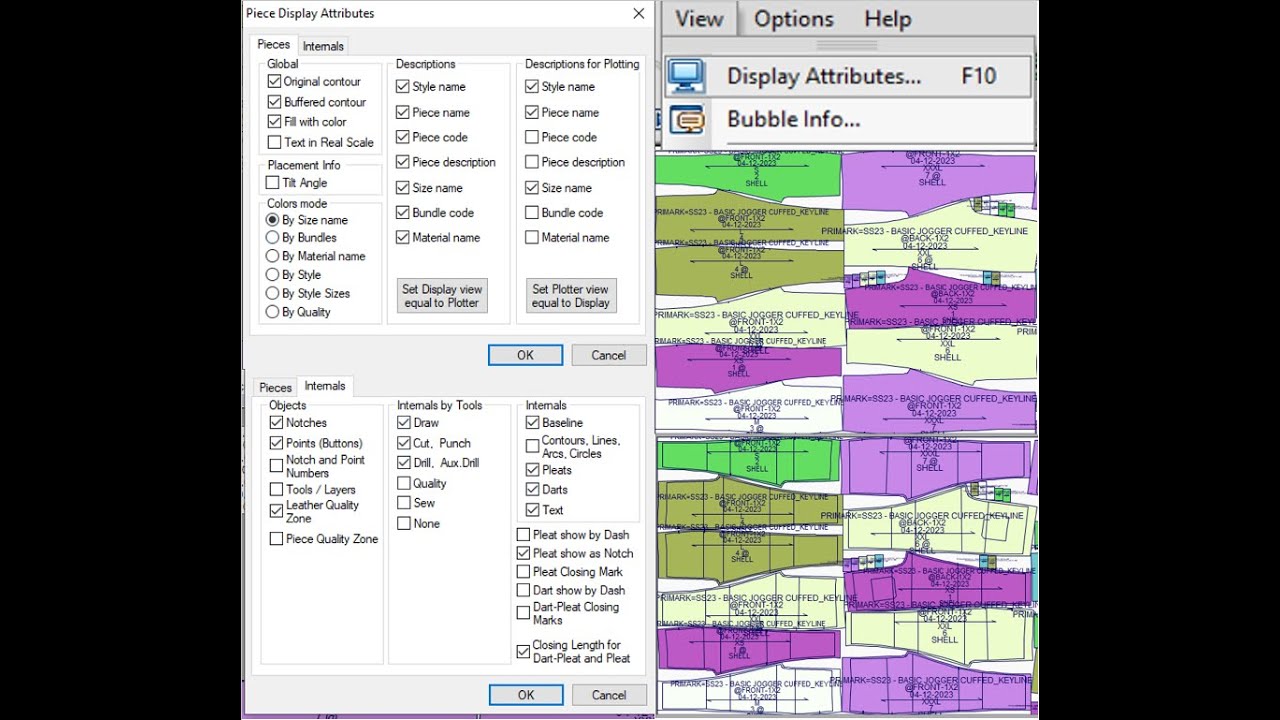 MARKER-settings- 01 - ALL MARKER INTERNAL INFORMATION IN OPTITEX AND ...