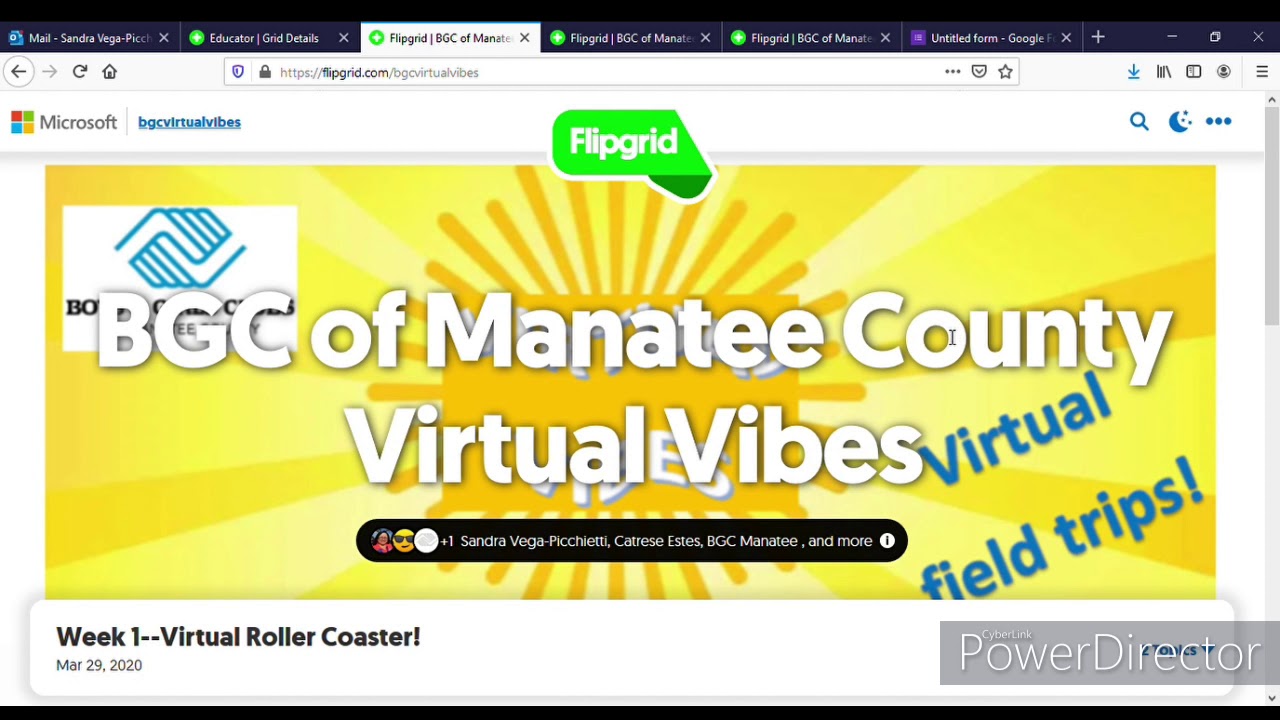 Introducing the BGCMC Virtual Vibes Flipgrid! - YouTube