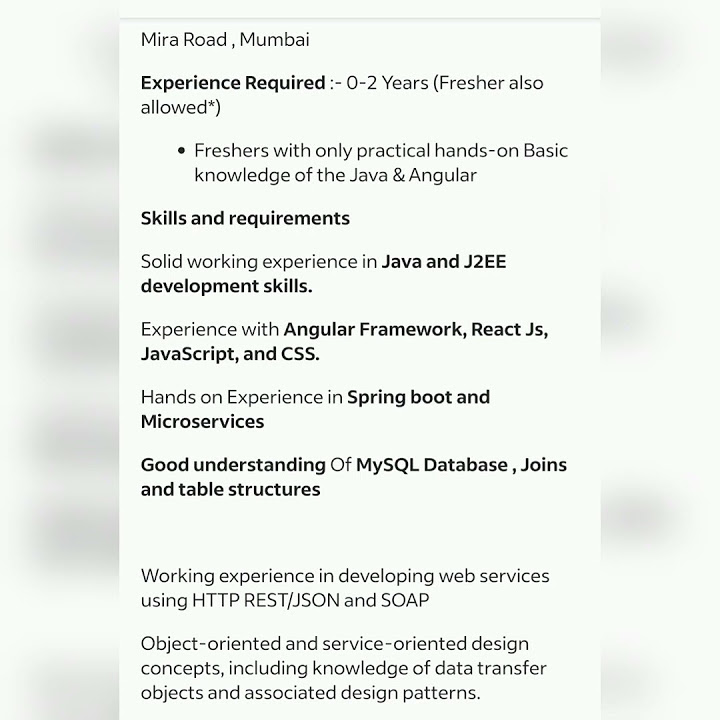 Full Stack Developerfresher Experiencedgetemployed Youtubeshorts Fullstackdeveloper