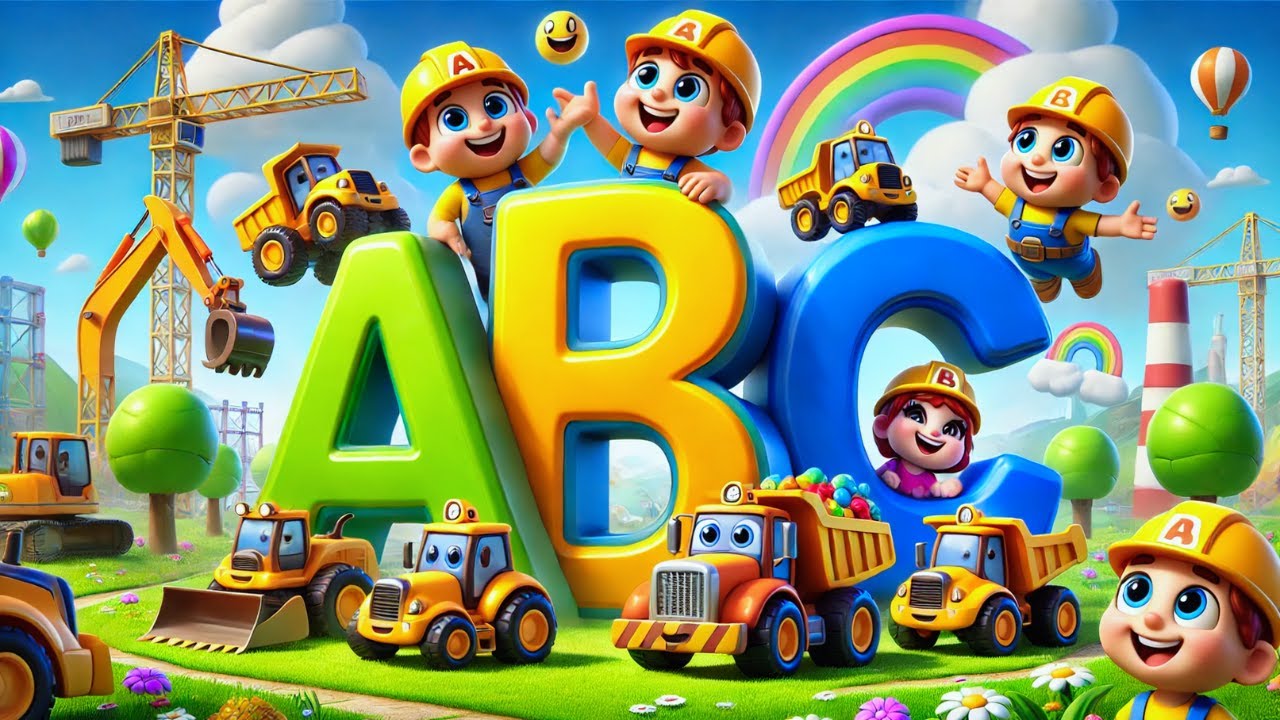 Fun ABC Vehicles Song for Kids: Learn the ABC Alphabet with ...