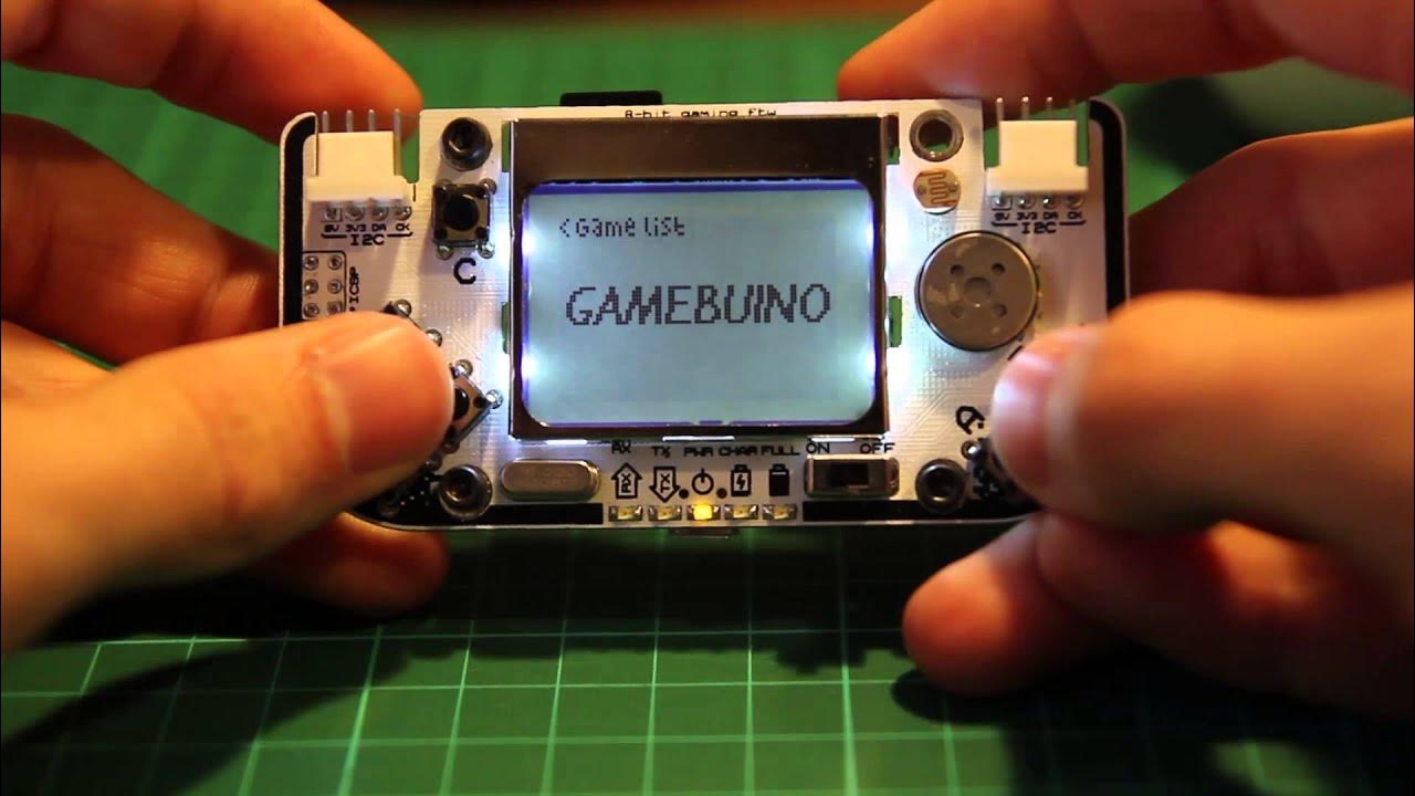 Gamebuino - load games from SD card - arduino bootloader - YouTube
