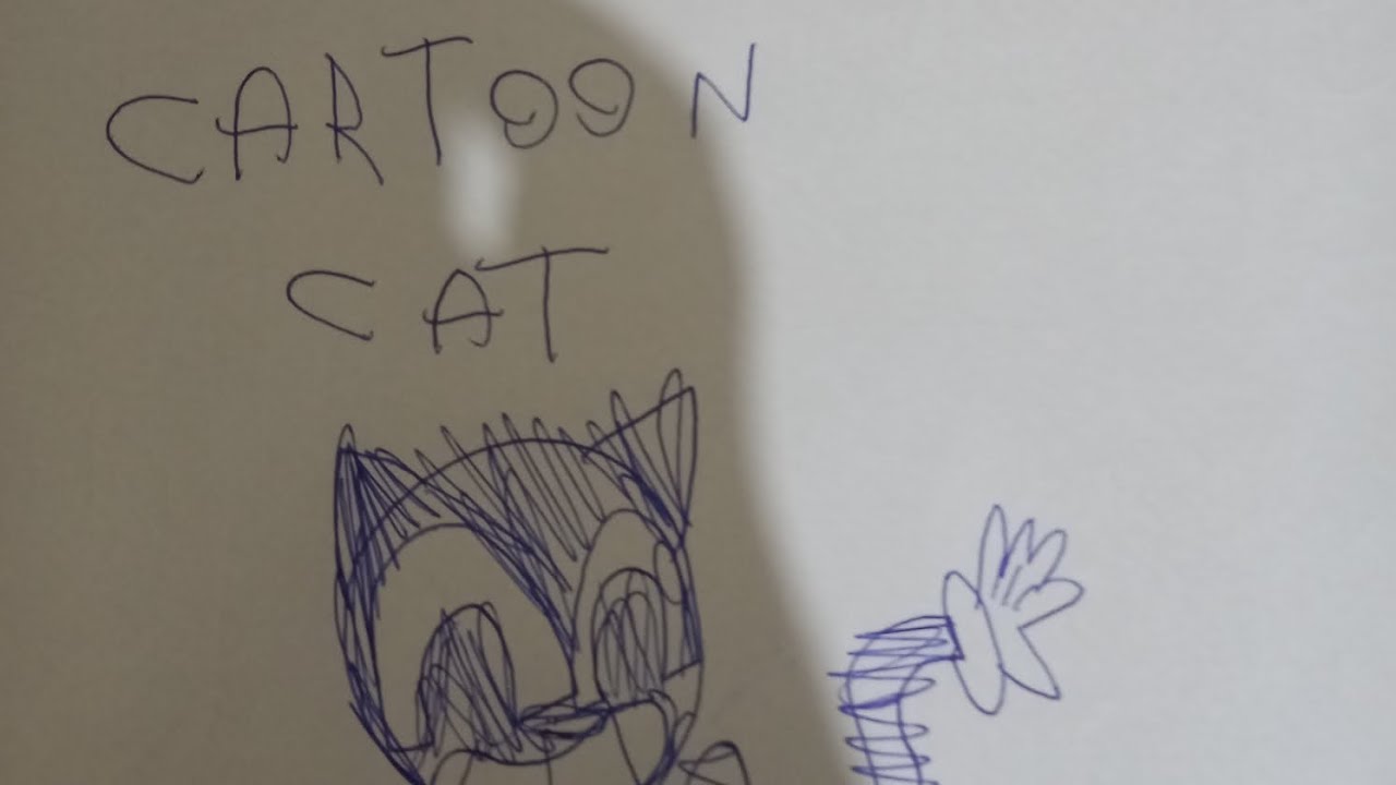 desenhando o cartoon cat!part 1 - YouTube
