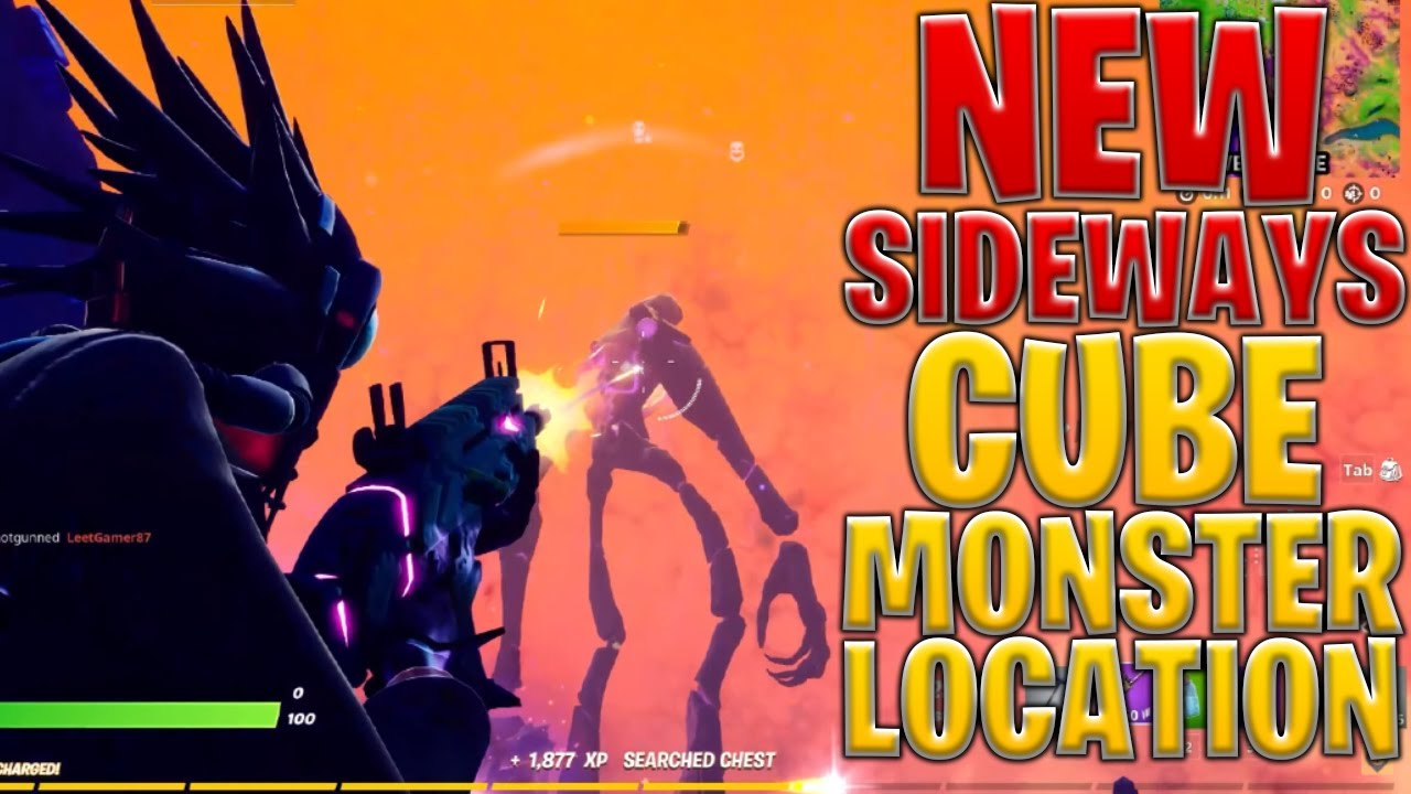 Where to find the new Sideways Cube Monster Boss in Fortnite Chapter 2 ...