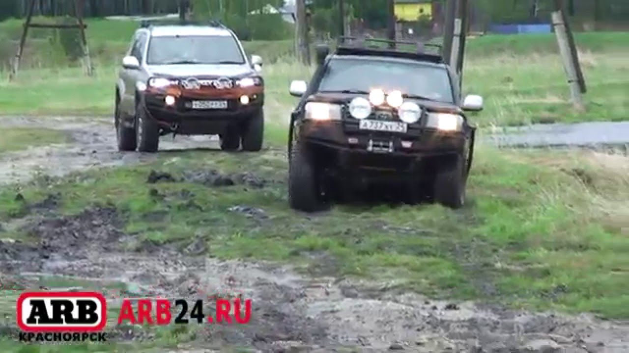 Land Cruiser 105 Prado 120 UAZ.... mud off road ARB24 - YouTube