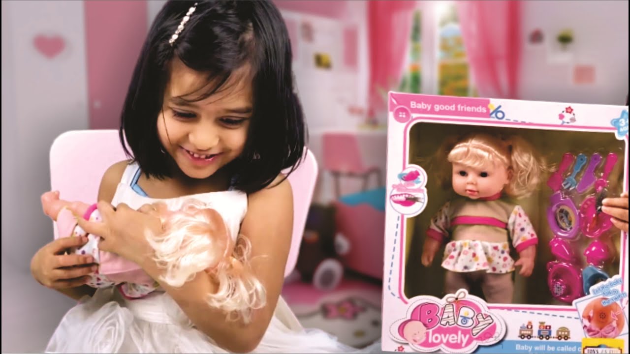 New Doll | Kids Play time | dress up | Pretend Play | Kids toy review ...